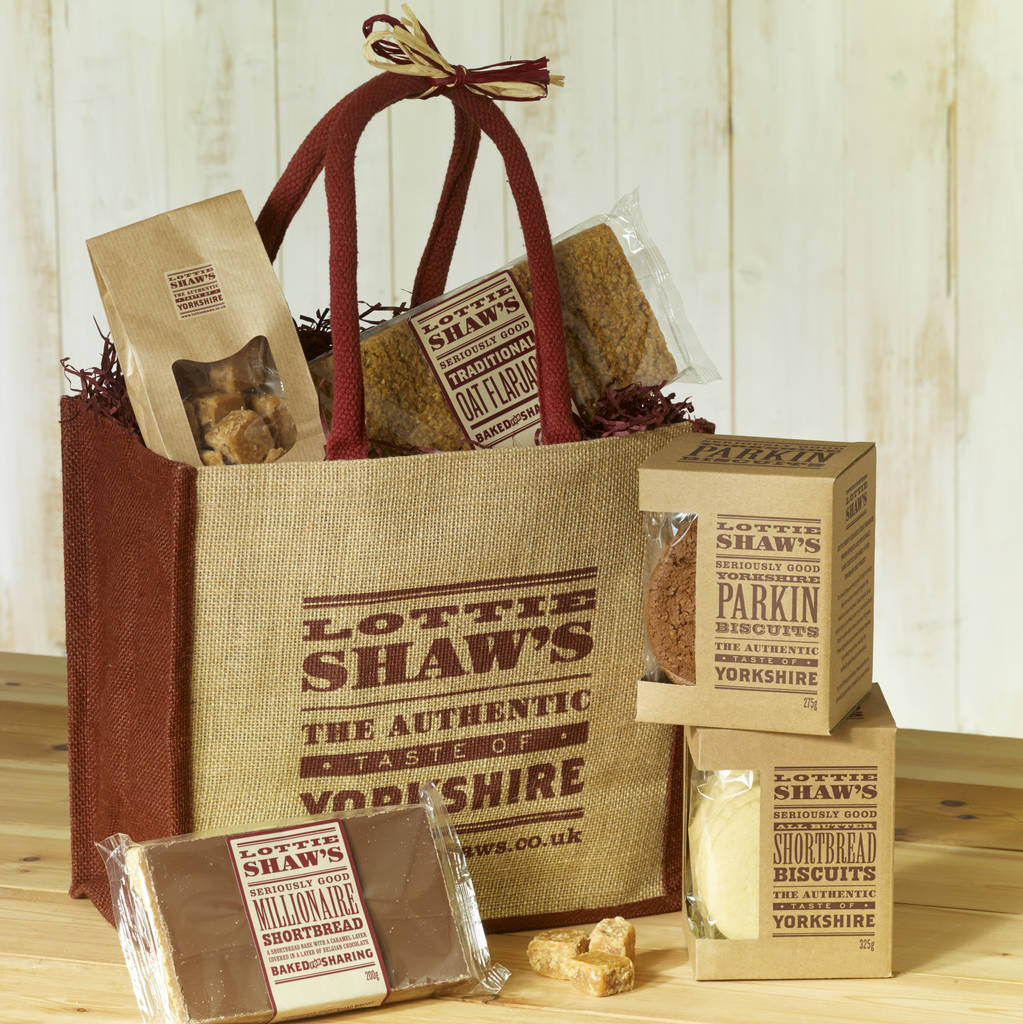 delicious gift bag of treats by lottie shaw's | notonthehighstreet.com