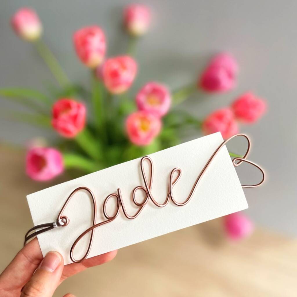 Personalised Wire Bookmark By Ewe Crafty Lamb | notonthehighstreet.com