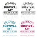 personalised 'spa in a bag' survival kit sale by the little picture ...