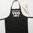 Living On The Veg Vegetarian Or Vegan Apron By Lovetree Design ...