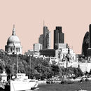 London Skyline Art Print View From Waterloo Bridge By Bronagh Kennedy ...