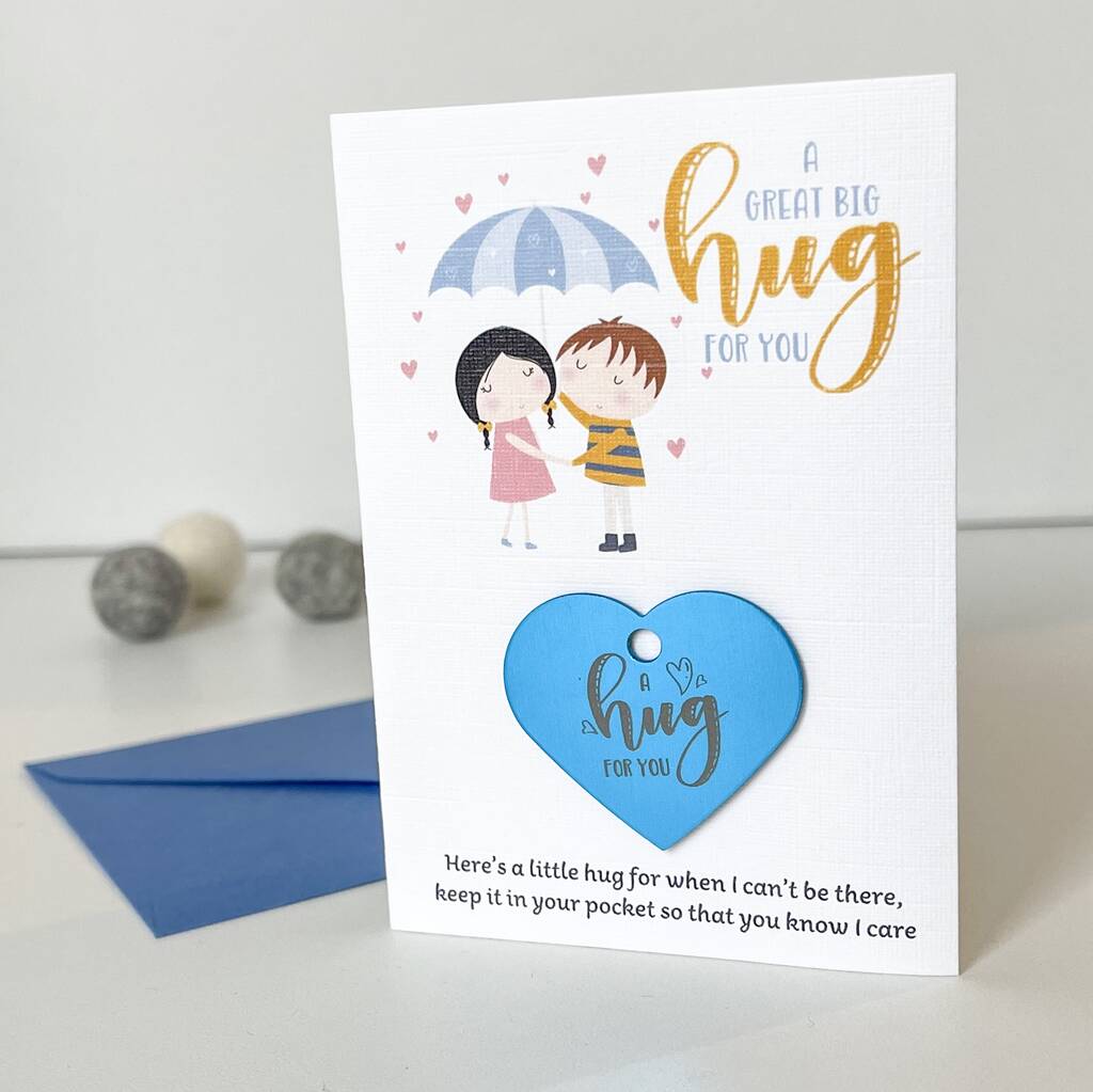 Personalised Little Hug Token Card For Someone Special By By Molly ...
