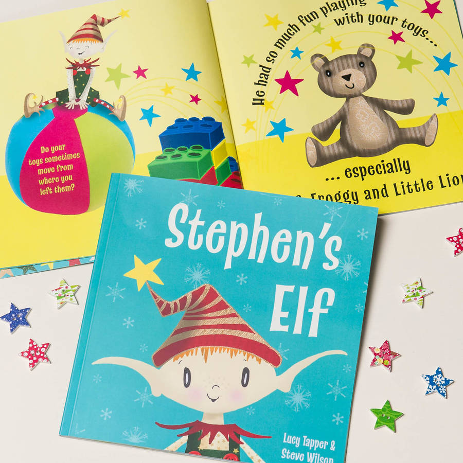 personalised elf children's christmas story book by fromlucy ...