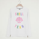 Shell Yeah Women's Beach Slogan Sweatshirt By Batch1 ...