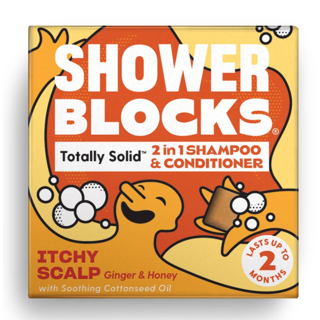 Itchy Scalp 2in1 Solid Shampoo And Conditioner By Shower Blocks