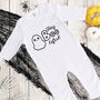 Organic Cotton Ghost Halloween Footless Baby Grow By Red Berry Apple ...