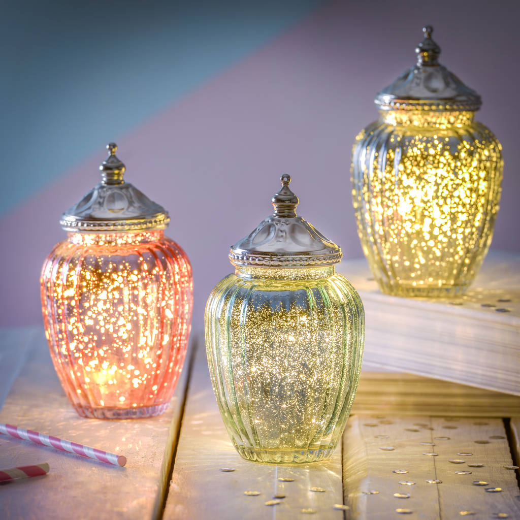 sparkle led jar with ornate lid by thelittleboysroom ...