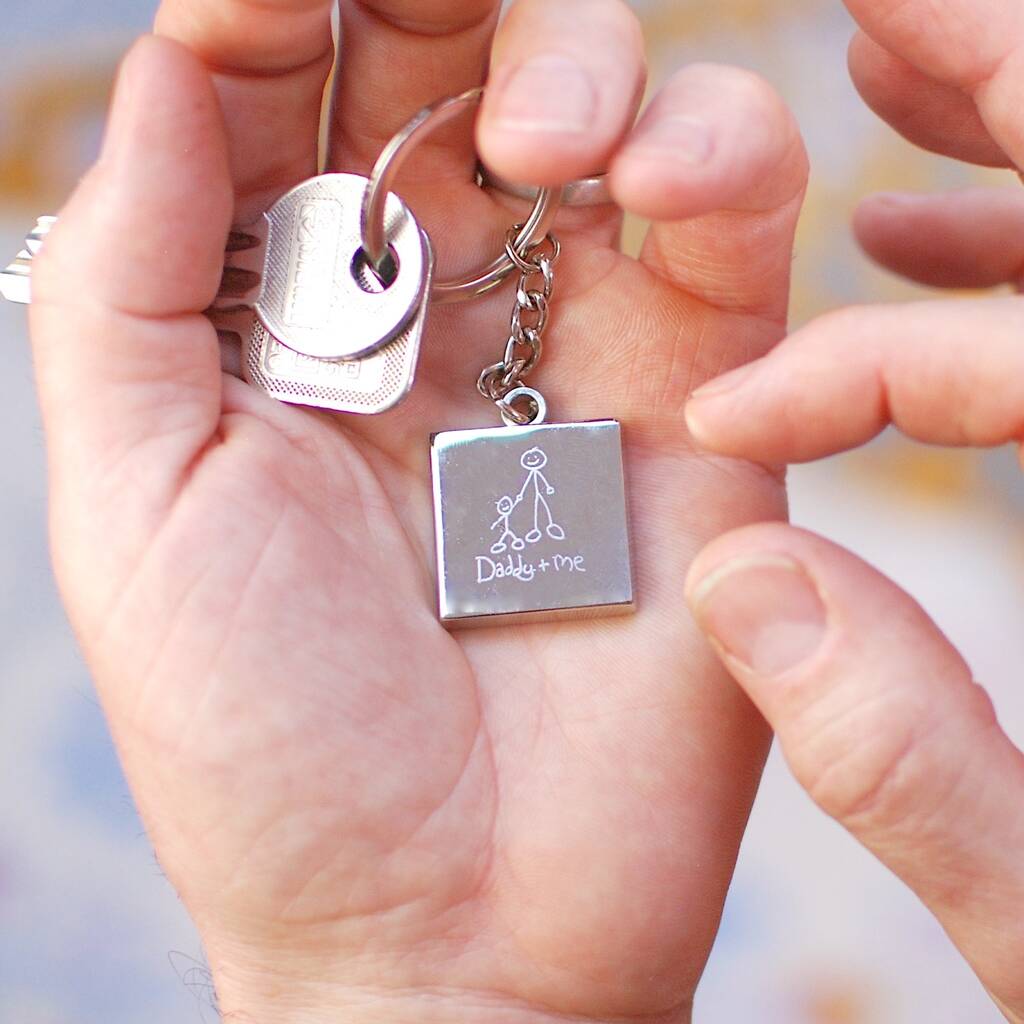Daddy And Me Keyring By Penelopetom | notonthehighstreet.com