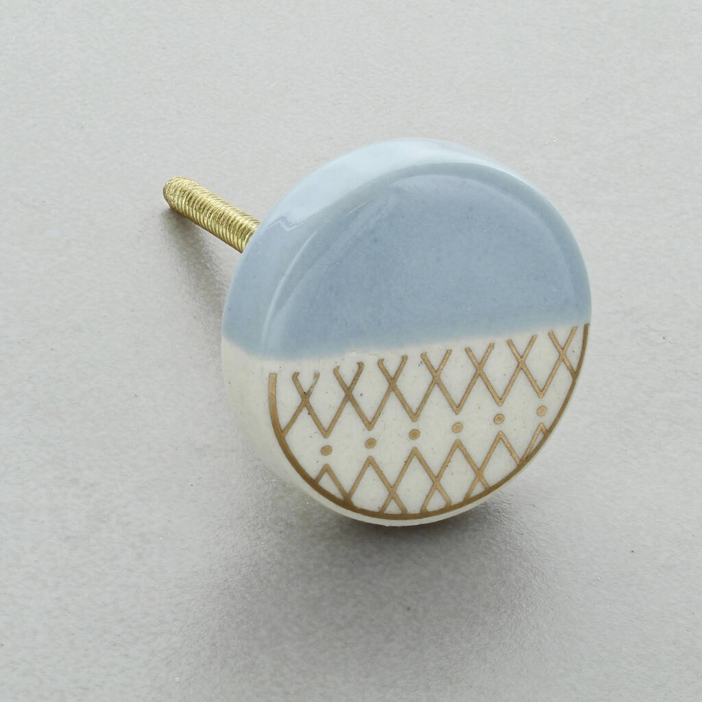 Oro Ceramic Door Knobs By G Decor | notonthehighstreet.com