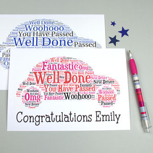 New Driver Personalised Card By Sew Very English | notonthehighstreet.com