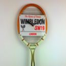Wimbledon Tennis Racket Wall Clock By Vyconic | notonthehighstreet.com