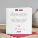 Song Lyrics Card By Lisa Marie Designs | notonthehighstreet.com