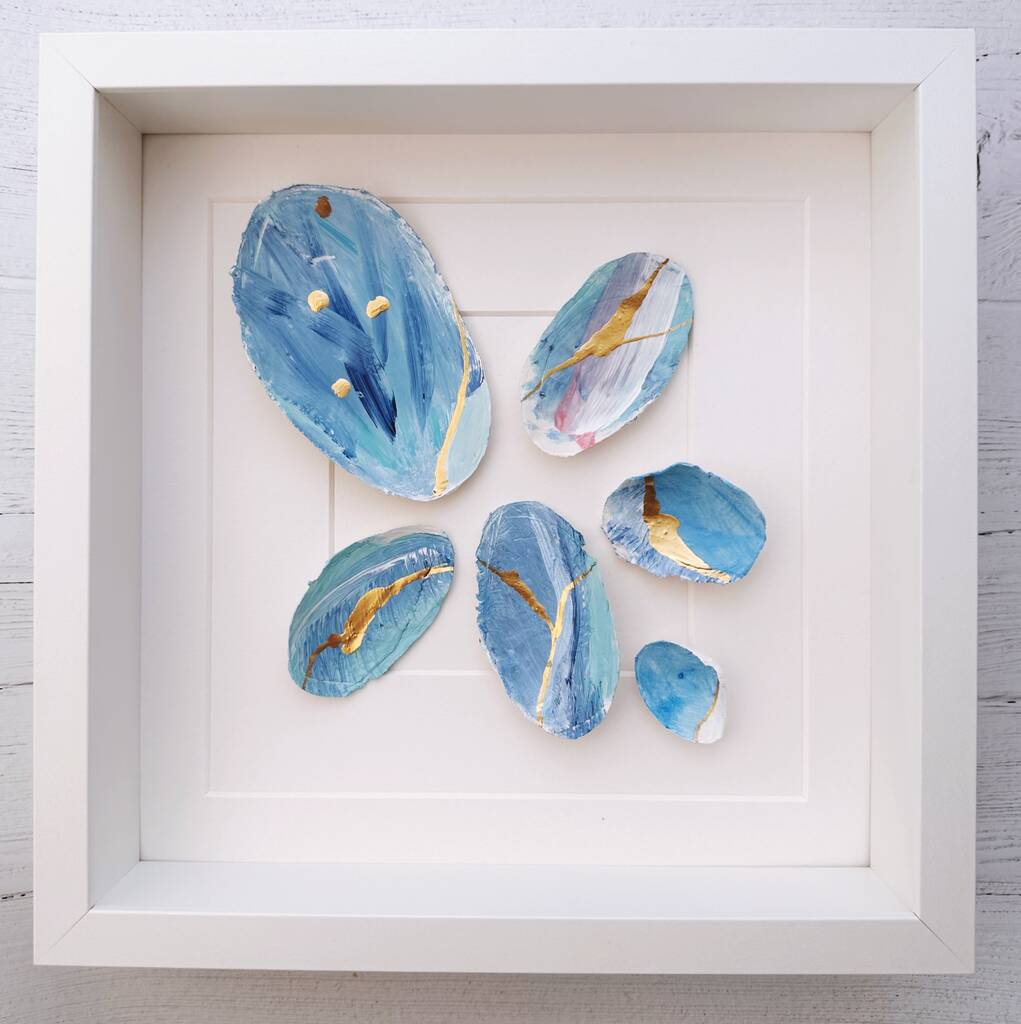 Porcelain Coastal Decor Wall Art #25 By Deborah Wren Ceramics