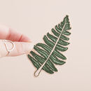 Fern Embroidered Patch By Little Paisley Designs | notonthehighstreet.com