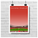 Arsenal Fc 'emirates Stadium' Art Print Poster By Premier Prints ...