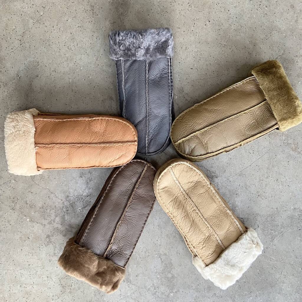 Sheepskin Mittens By Idyll Home | notonthehighstreet.com
