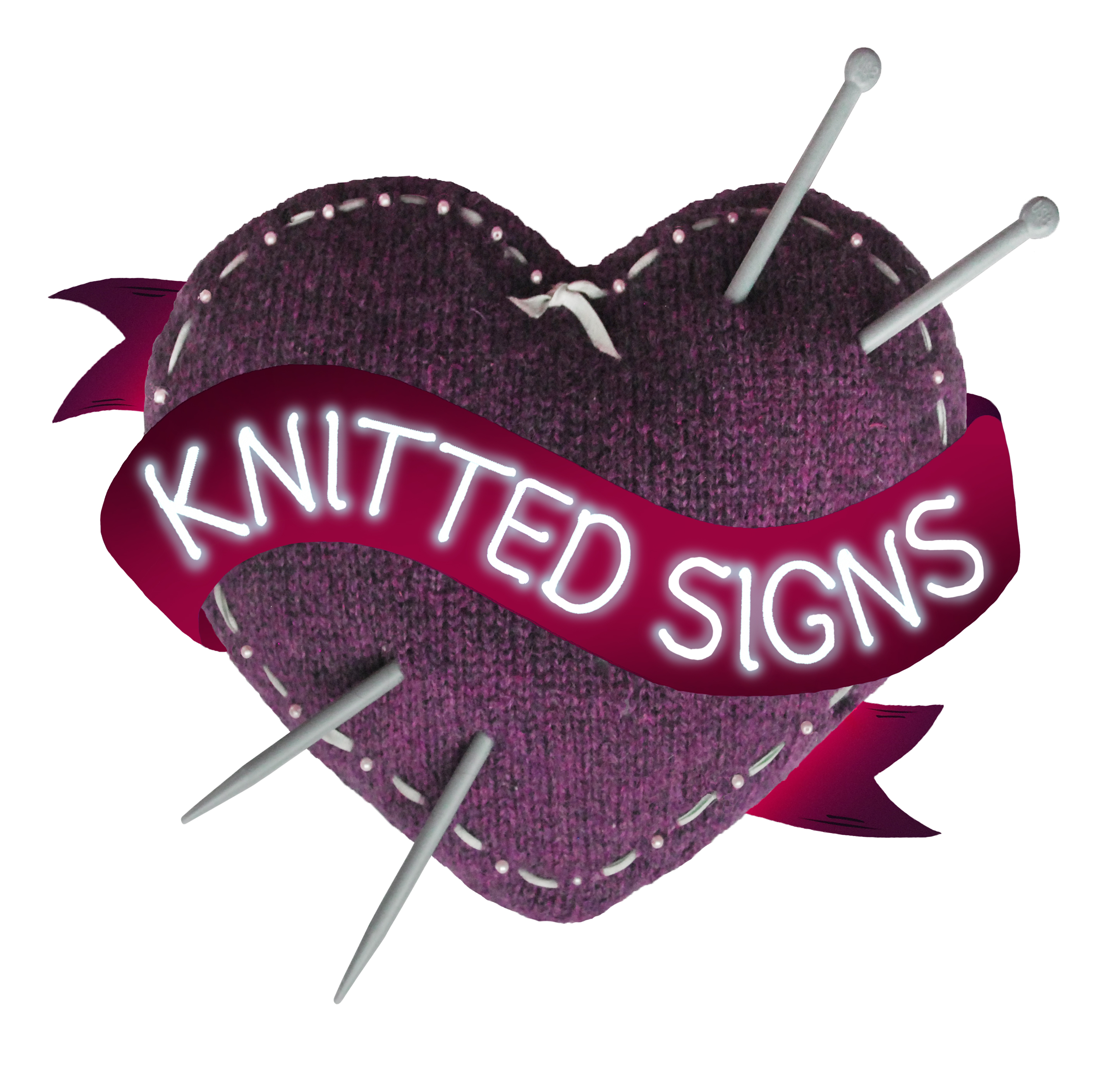 knitted signs - products | notonthehighstreet.com