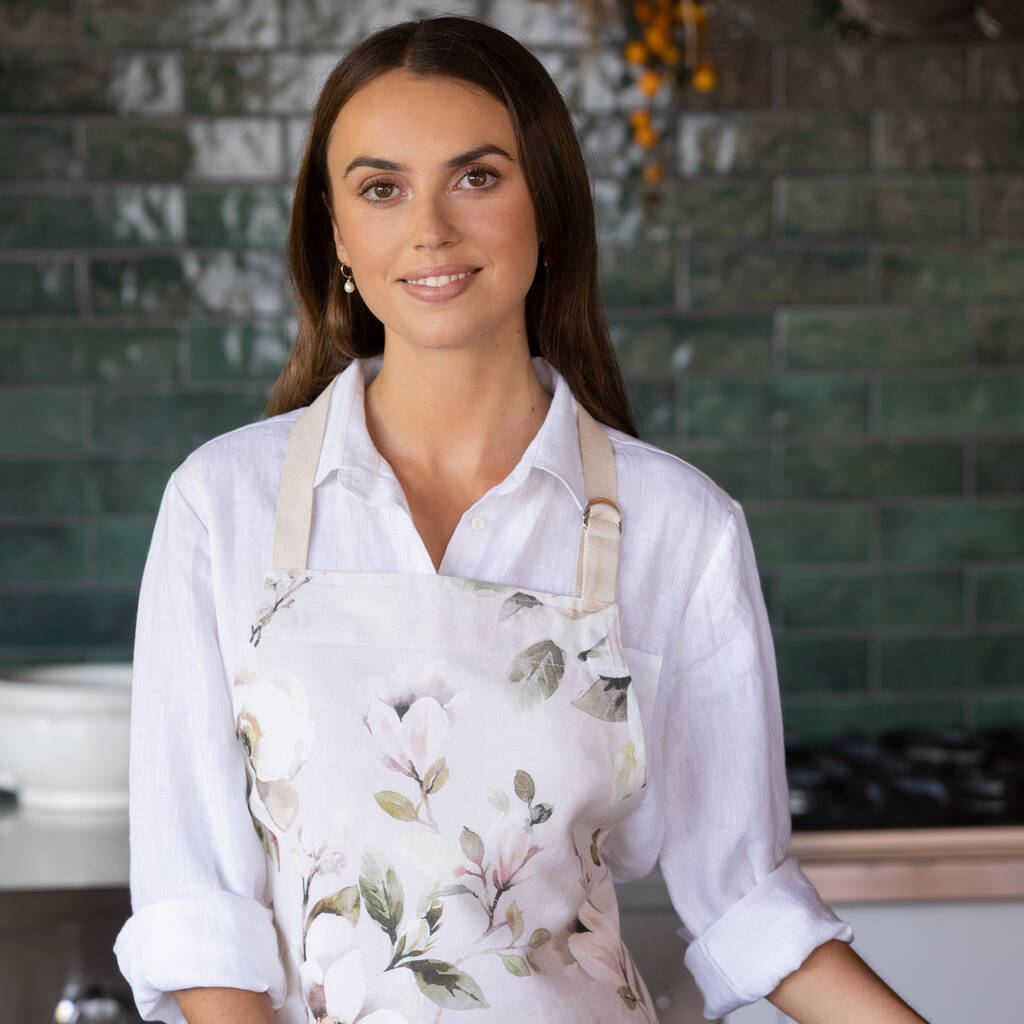 Sweet Magnolia Apron By Wallace Cotton | notonthehighstreet.com