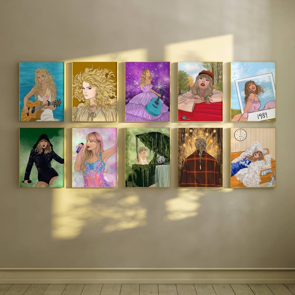 Taylor Swift Reputation Art Print | Taylor Swift Eras Tour Wall Art By ...