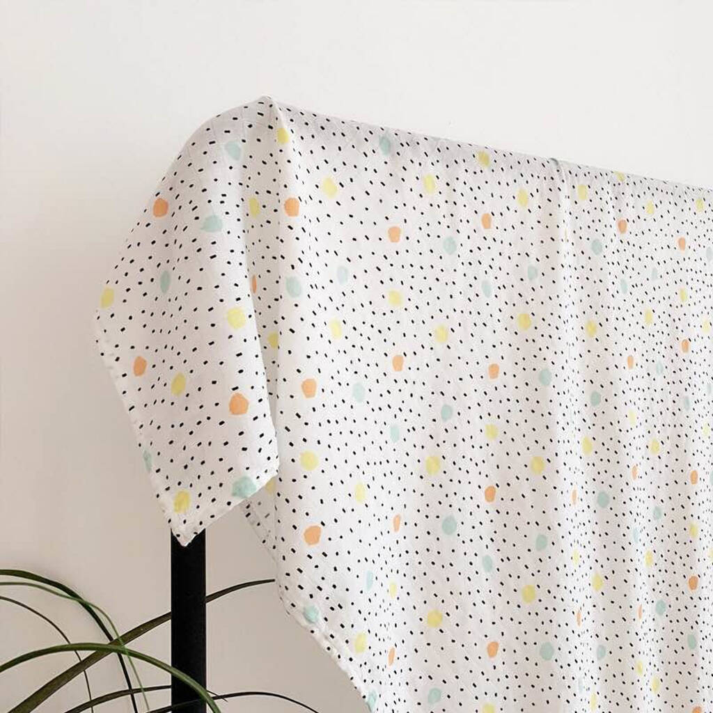 Extra Large Dot Bamboo Muslin By Bumble Baby Boutique ...