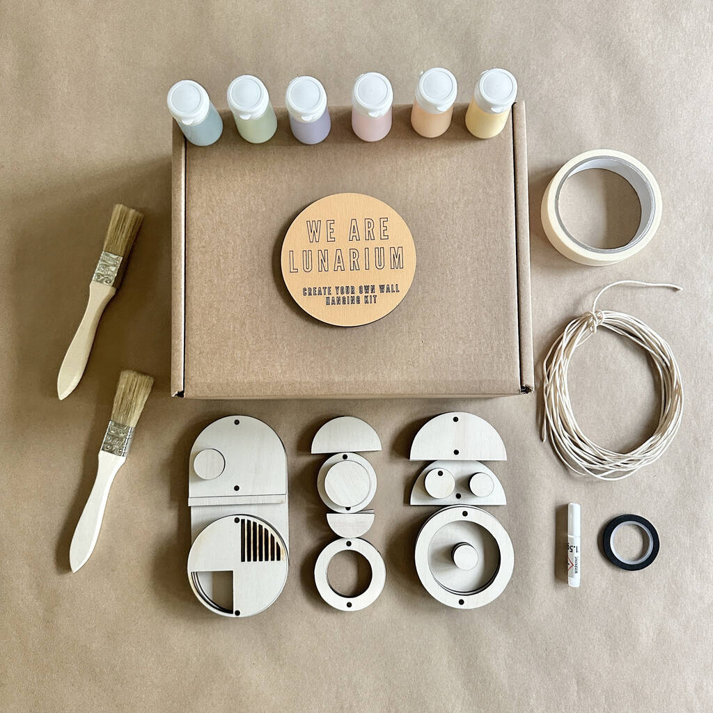 Create Your Own Wall Art Kit Pastel Rainbow By We Are Lunarium