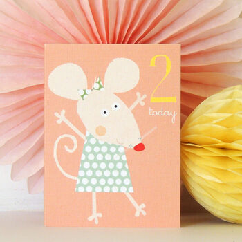 Mini Age Two Mouse Card By Kali Stileman Publishing ...