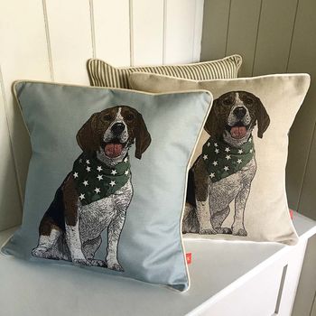 beagle feature cushion by keylime design | notonthehighstreet.com