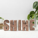 Large Personalised Copper Front Letters By Bells And Whistles Make ...