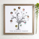 Personalised Family Tree Photo Art By A Type Of Design ...