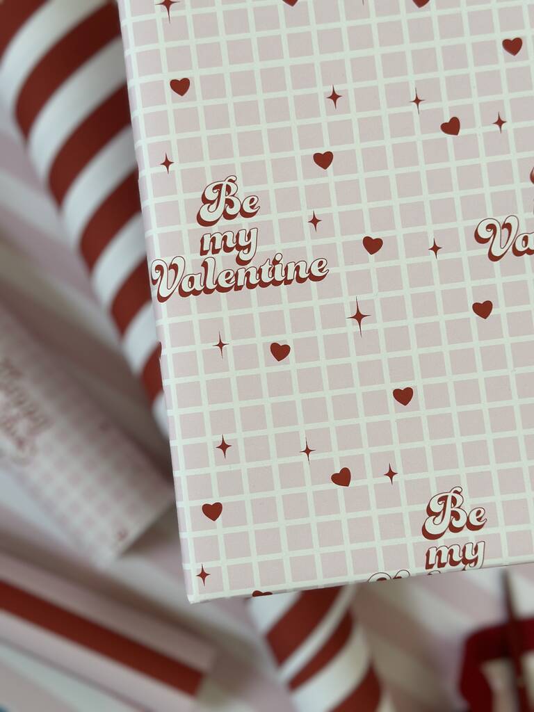 Typographic Valentine Message Wrapping Paper By Abigail Warner