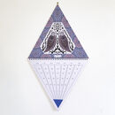 2022 Triangle Wall Calendar By Prism Of Starlings | notonthehighstreet.com