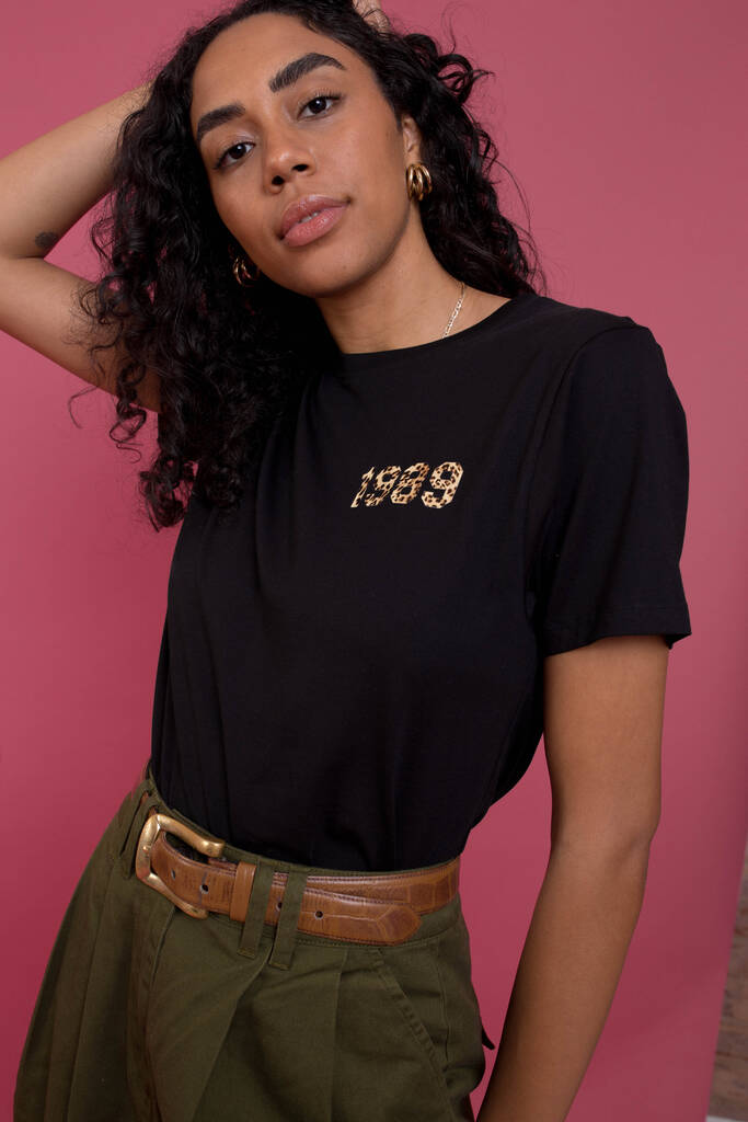 Discounted Personalised Year T Shirt Breast Pocket By Rock On Ruby