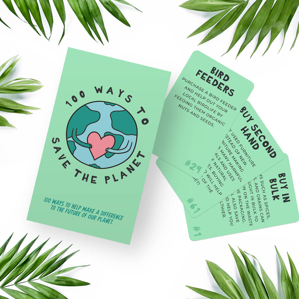 100 Ways To Save The Planet By Gift Republic Notonthehighstreet 100 Ways To Save The Planet By Gift Republic Notonthehighstreet