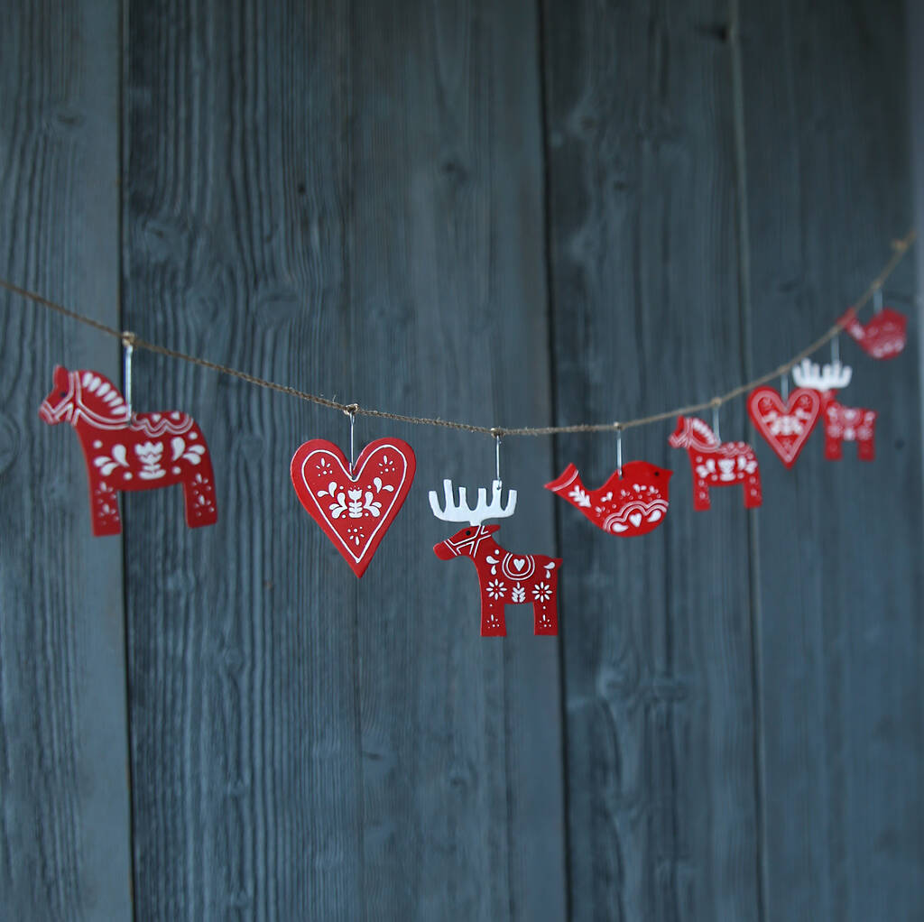 Scandi Metal Garland By Clem & Co | notonthehighstreet.com