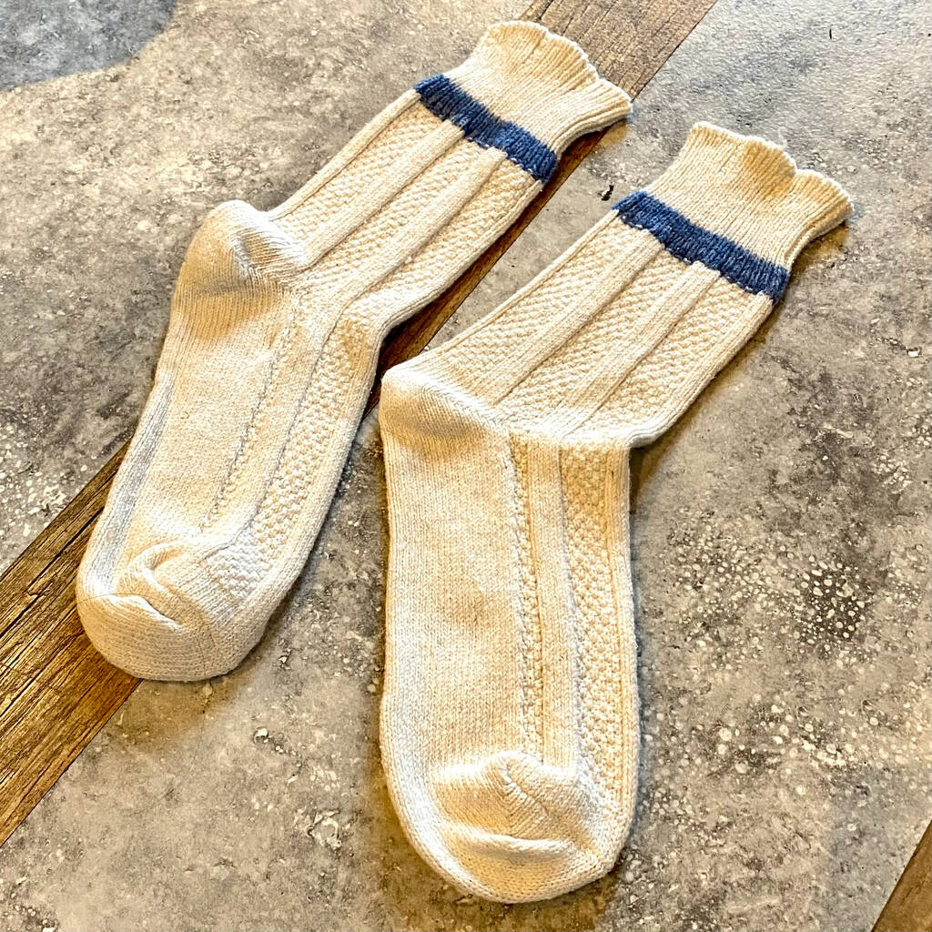 Personalised Women's Wool Walking Boot Socks By The Alphabet Gift Shop ...