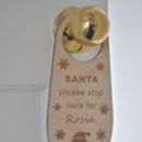 Personalised Santa Please Stop Here Door Hanger By Sweet Pea Design ...