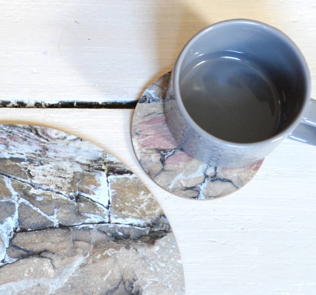 round earth coasters, set of four by ruth holly | notonthehighstreet.com