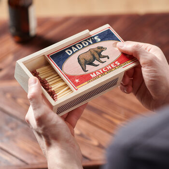 Personalised Vintage Style Large Matchbox By Oakdene Designs ...