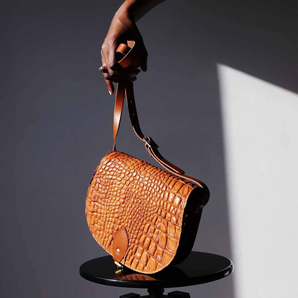 Leather Saddle Bag By N'damus London | notonthehighstreet.com