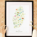 Personalised Nottinghamshire Map: Add Favourite Places By Holly ...