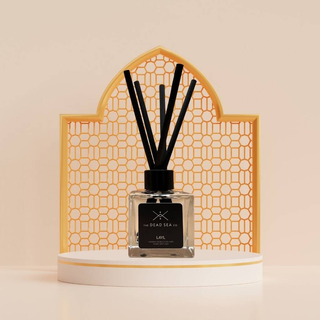 Damask Rose And Oud Noir Diffuser By The Dead Sea Co.