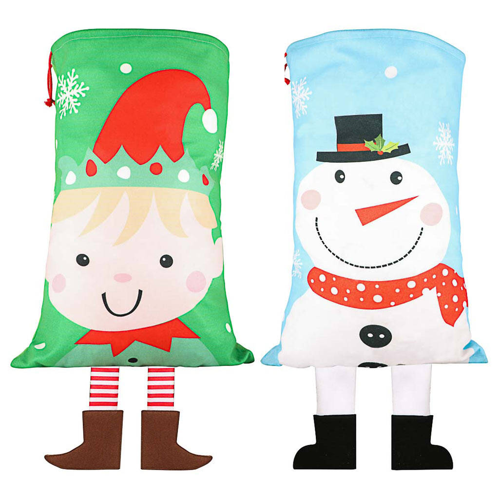 Christmas Characters Present Sack By Dibor | notonthehighstreet.com