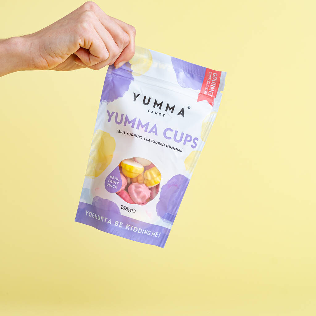 Yumma Cups Pouch 138g By Yumma Candy