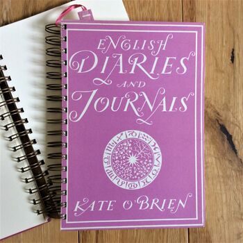 'english Diaries And Journals' Upcycled Notebook By Vintagenotebook ...