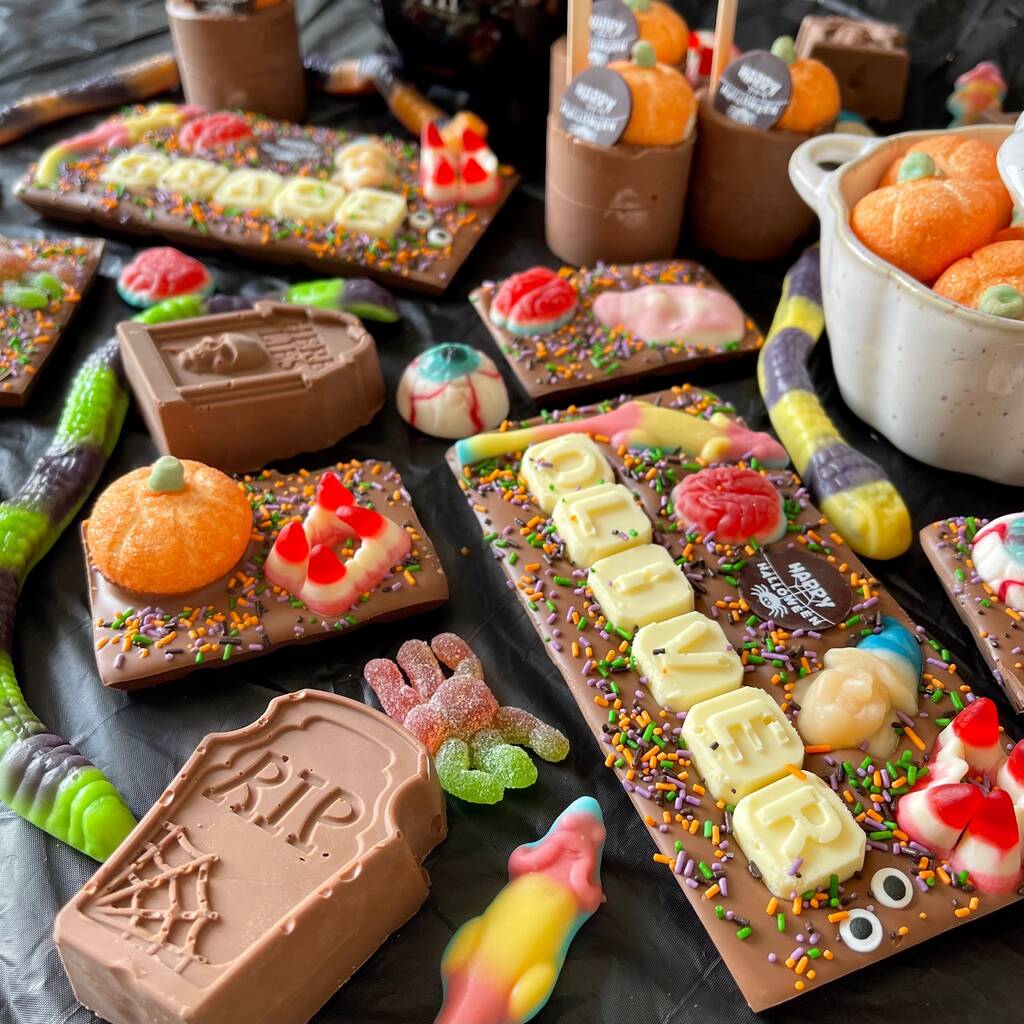 Personalised Happy Halloween Chocolate Bar By Choc Til You Drop ...