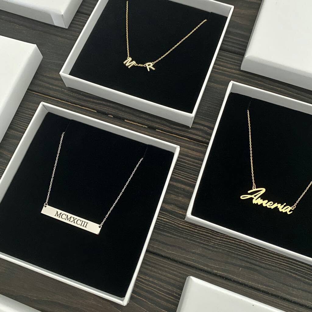 Sterling Silver French Name Necklace By Potiega | notonthehighstreet.com