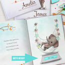 The Personalised New Baby Keepsake Book By My Given Name ...