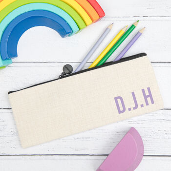Children's Initial Pencil Case By Slice Of Pie Designs ...