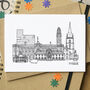 Walsall Skyline Art Print Unframed By Becka Griffin Illustration ...