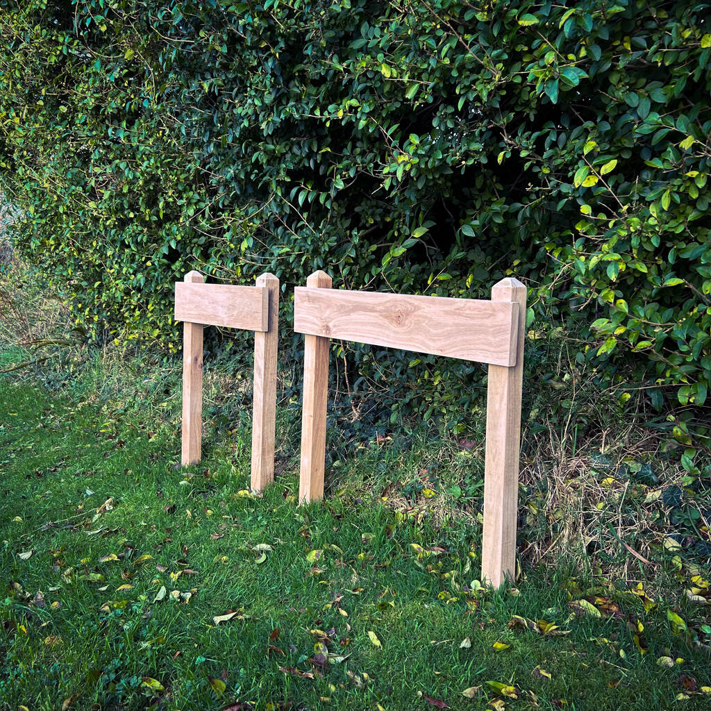 Custom Engraved House Sign With Posts By Grain Designs ...